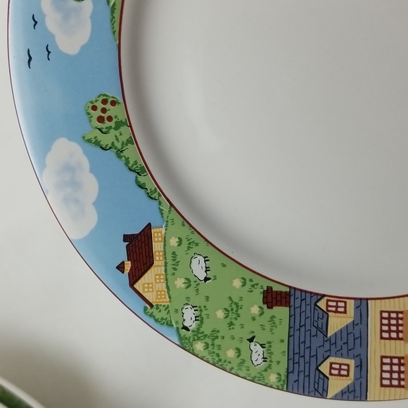 Sango | Dining | Sango China Country Road Soup Bowls And Salad Plates ...